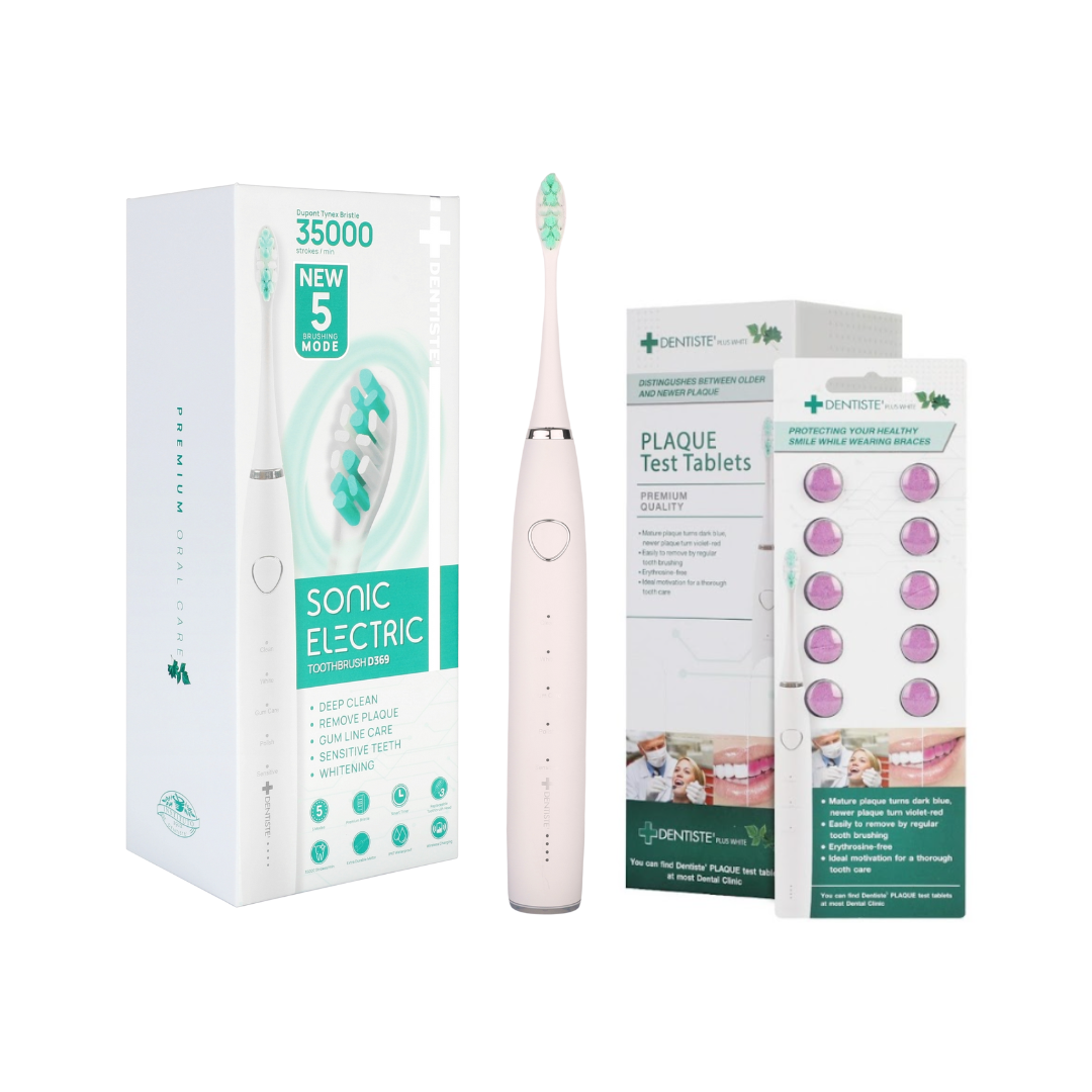 Electric Sonic Toothbrush With Plaque Test – Dentiste
